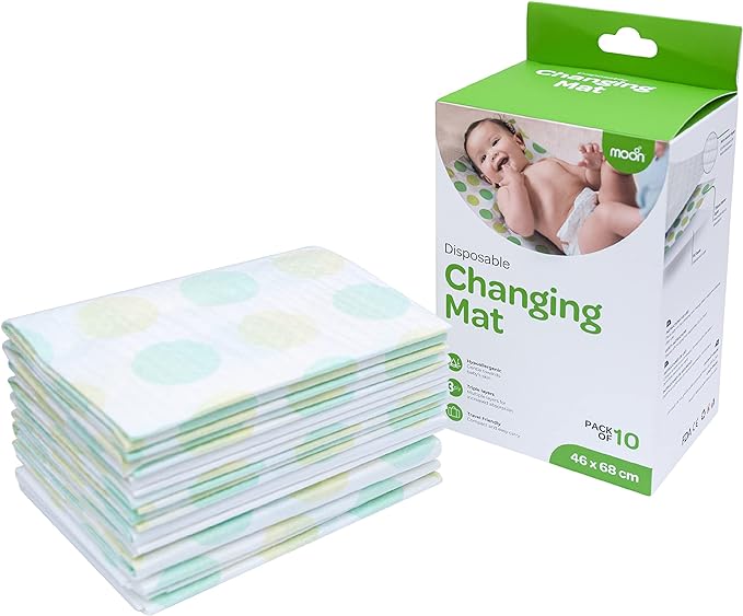 Buy MOON Disposable Change Mat (46 x 68 cm) - Soft, Waterproof Mat ...